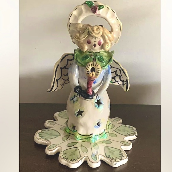 Blue Sky | Holiday | Blue Sky Clayworks Christmas Caroler Angel Tea ...